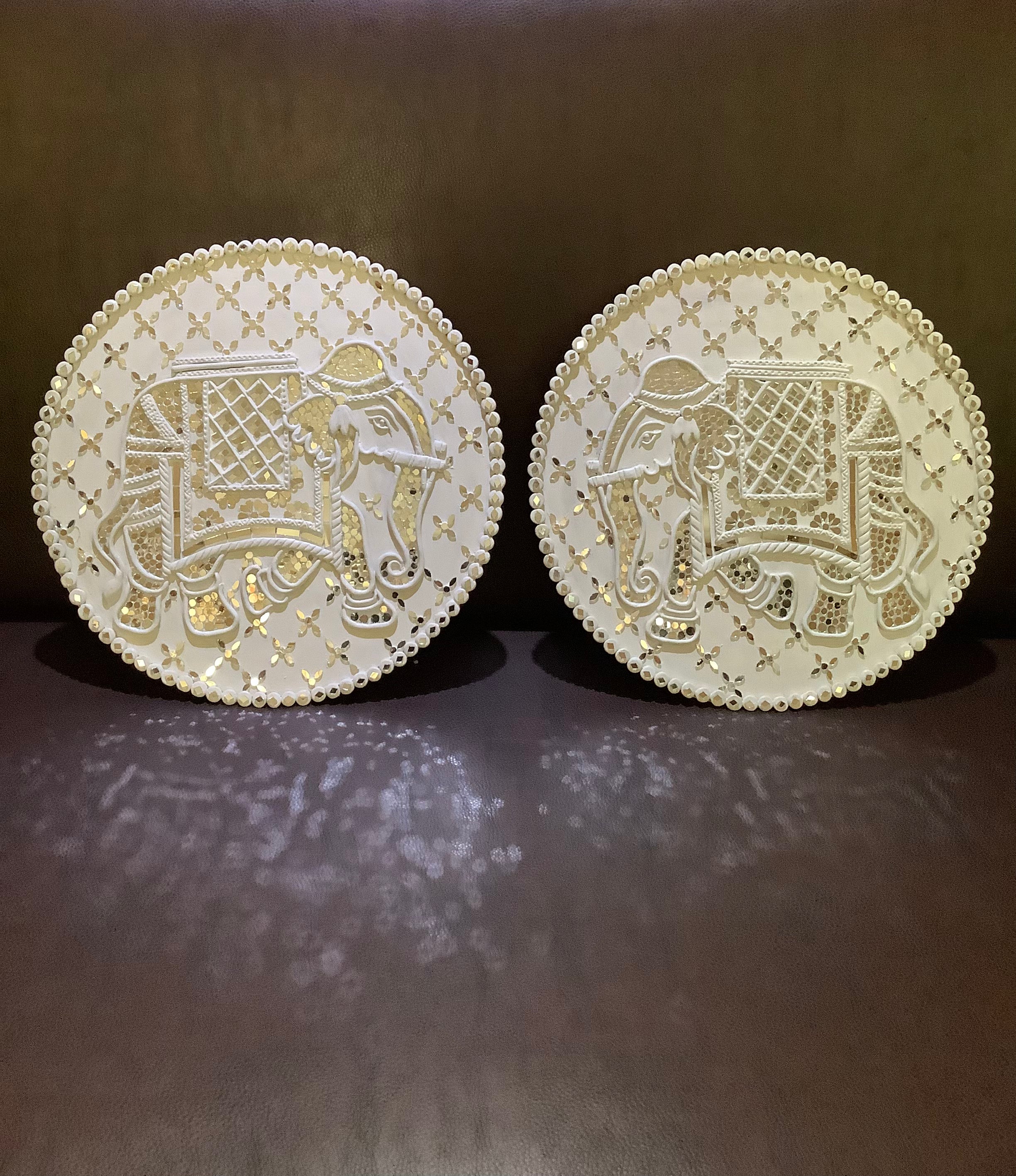 Lippan elephants pair – Hunar Hatti